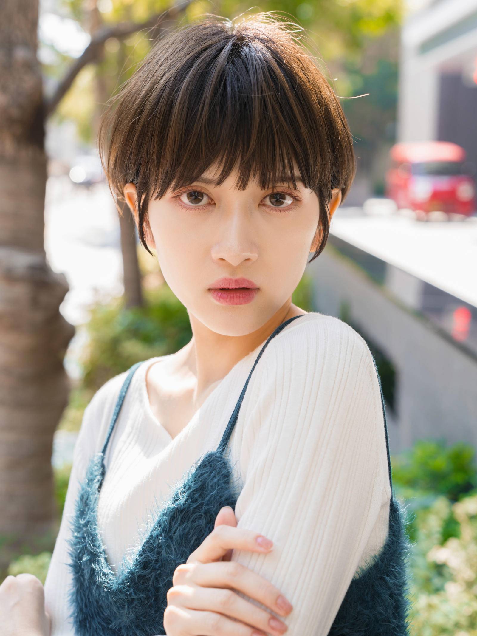 【ベリーショート編】顔が大きい人におすすめの髪型10選♪小顔効果抜群！ | 4MEEE