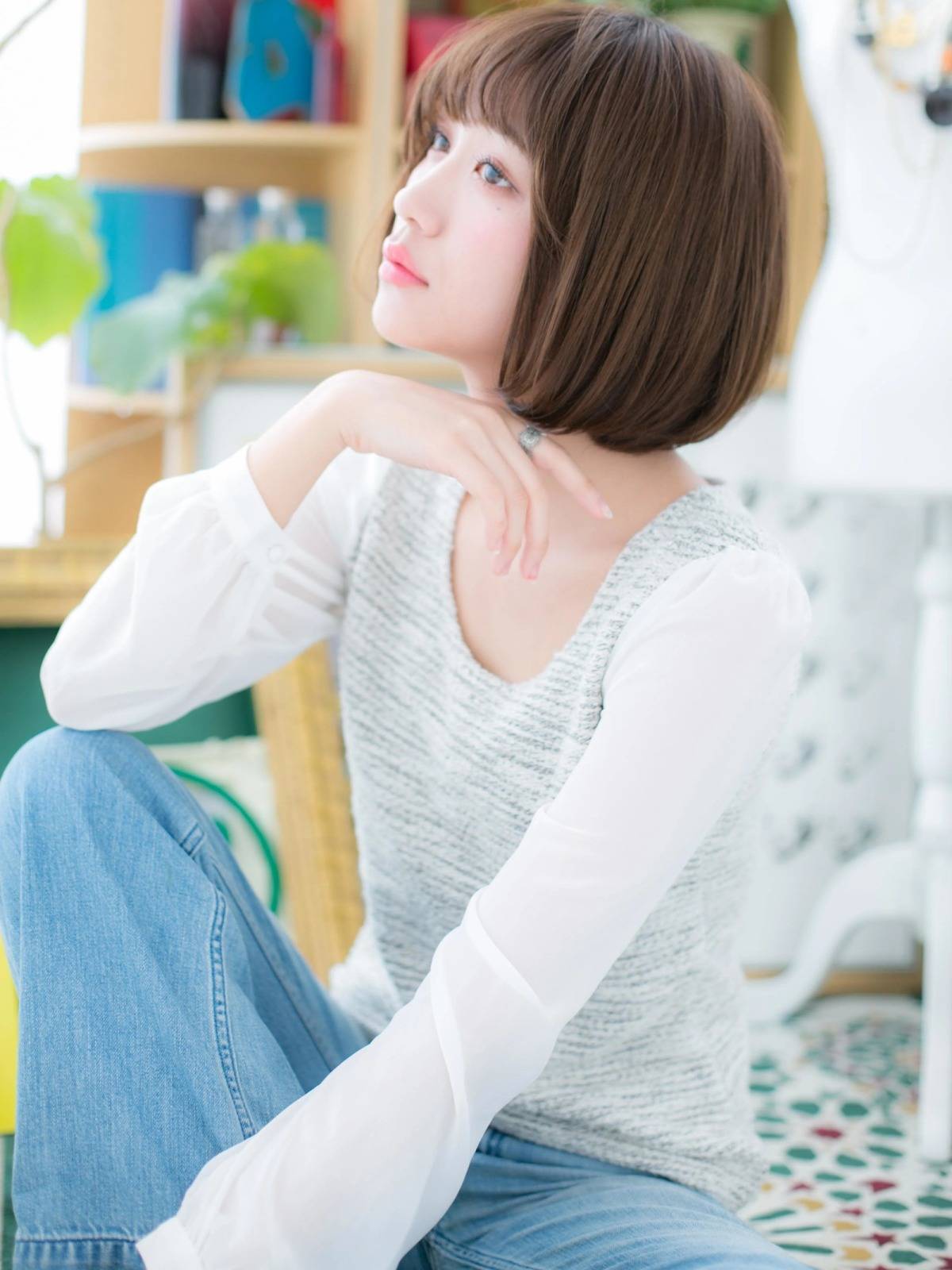 頑張らずして小顔に！顔が大きく見えないボブ5選〜2025年晩秋〜 | 4MEEE